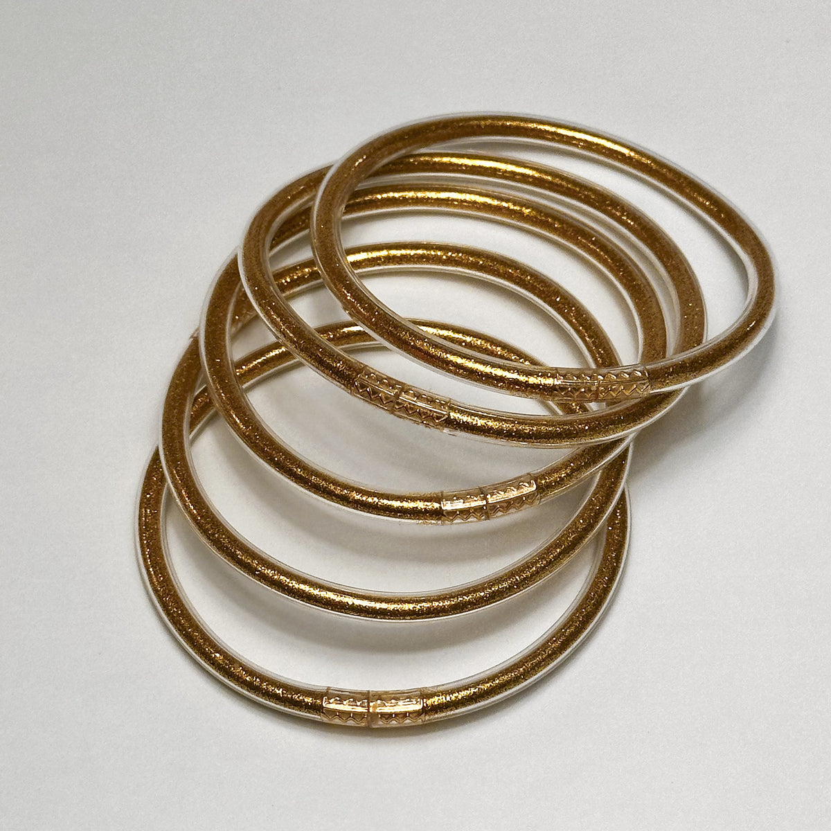 SET DE 5 JONCS BOUDDHISTES OR – TAORÉ